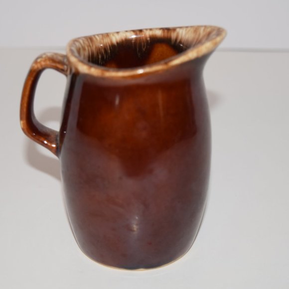hull | Kitchen | Vintage Hull Cream Pitcher Brown Rustic | Poshmark